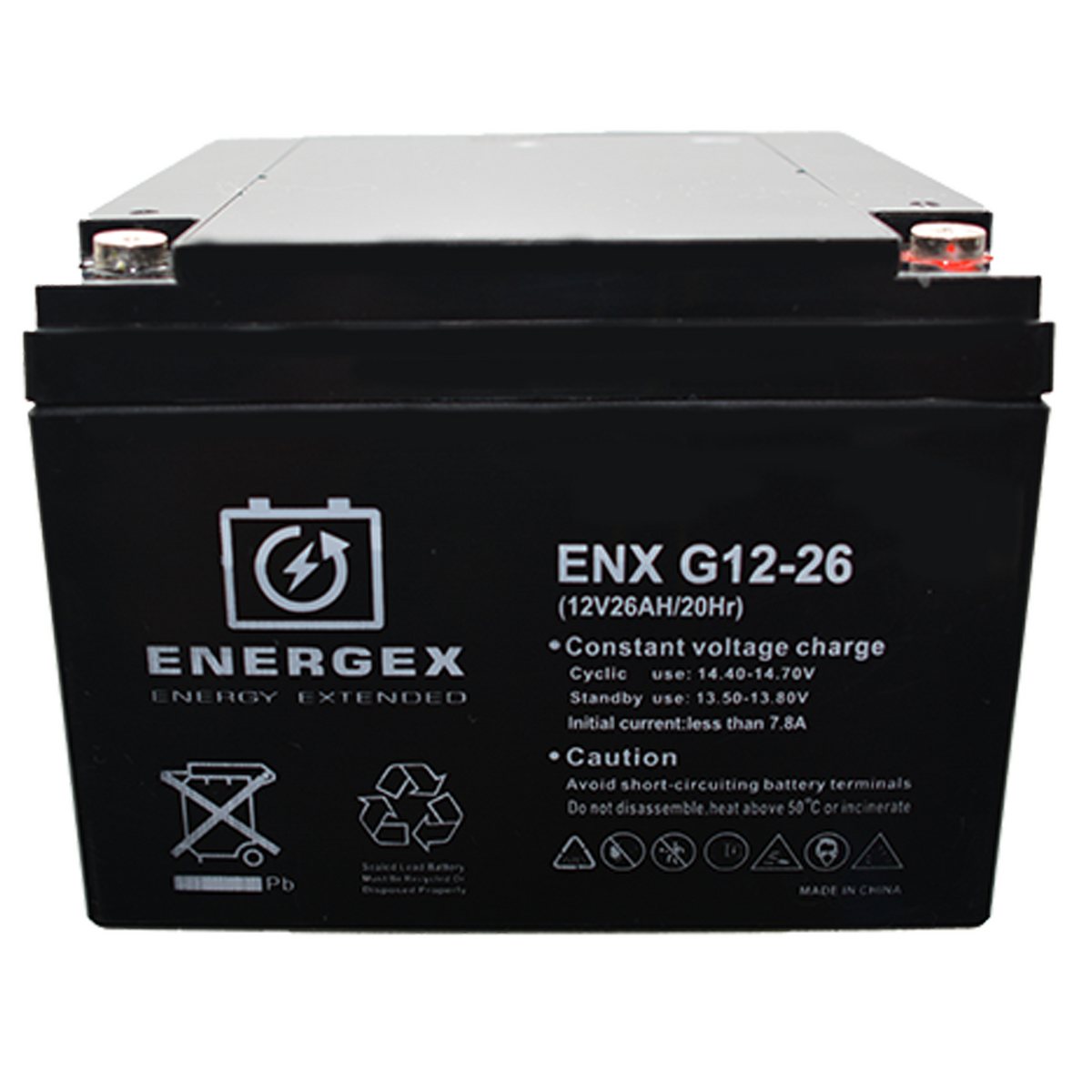 Energex 12V 26Ah Deep Cycle GEL Battery SUPER SPECIAL !!!! | BatteryWorx