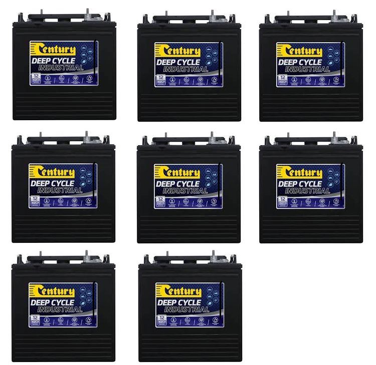 8 x Century Deep C105 Cycle battery 6v 225Ah | BatteryWorx