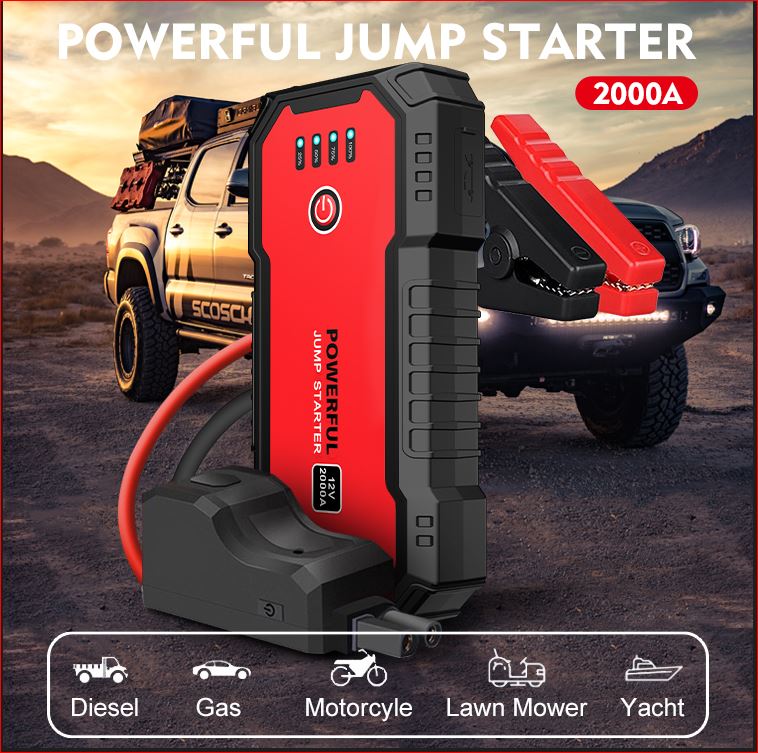 Lithium Ion Jump Starter/Portable Power Medium | BatteryWorx